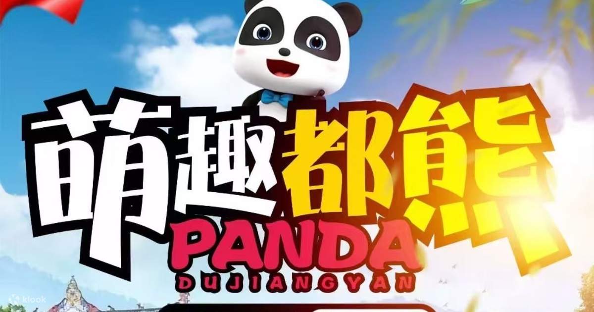 Chengdu Dujiangyan + Panda Base One-Day Tour (Double Heritage Adventure ...