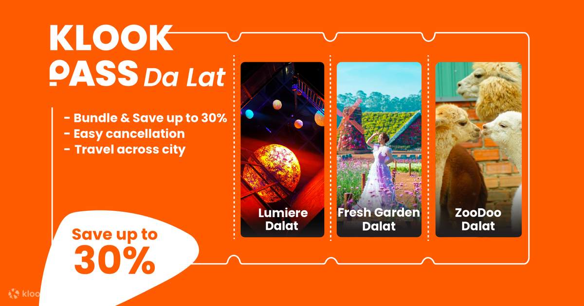 Klook Pass Da Lat: Combo City Pass - Klook