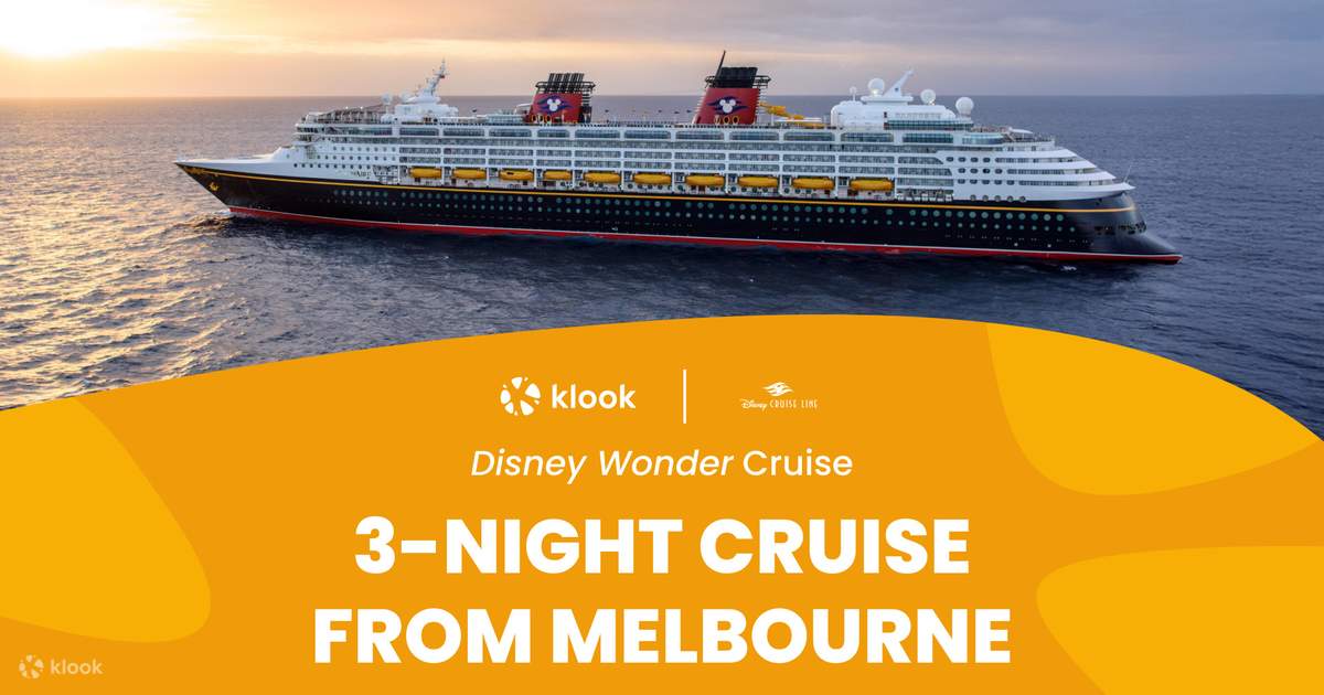 3-Night Disney Wonder Cruise from Melbourne - Klook United States