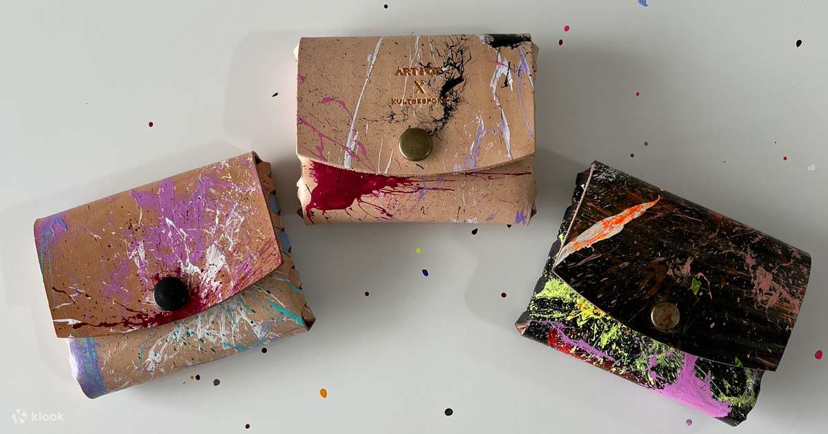 Xưởng làm túi da Balloon Splatter tại Singapore - Klook Việt Nam