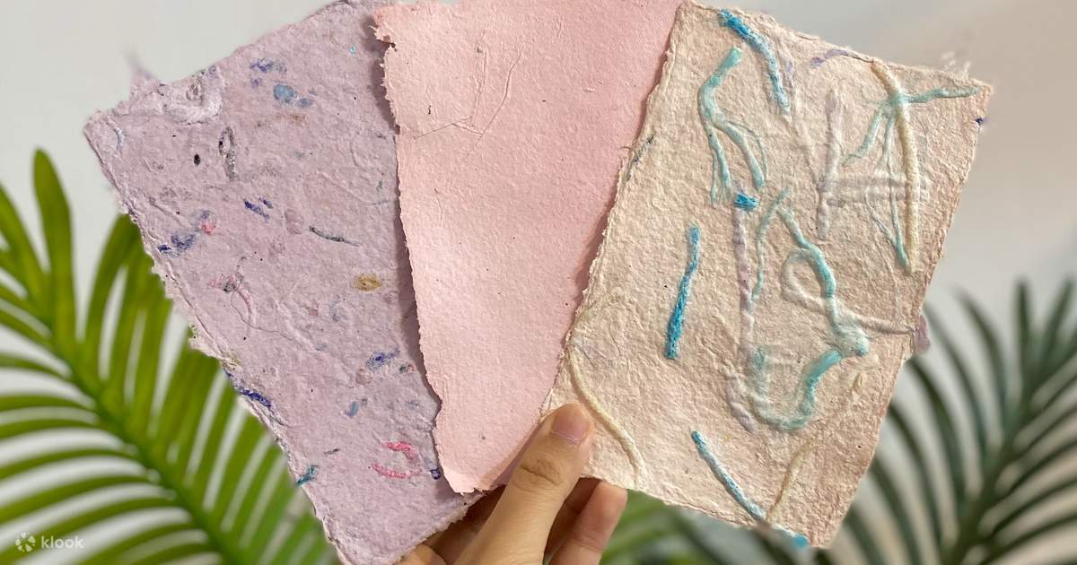 เวิร์กช็อปการทำกระดาษอย่างยั่งยืนในสิงคโปร์ - Klook ประเทศไทย