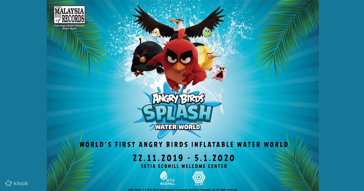 Vé Angry Birds Inflatable Splash Water World ở Setia EcoHill Semenyih ...