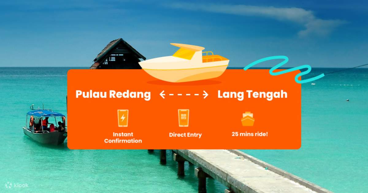 Transportasi Bersama dengan Kapal antara Pulau Redang dan Pulau Lang ...