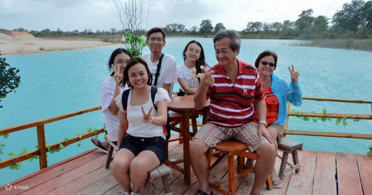 Lawatan Tasik Biru Bintan & Edufurm dengan Teksi Lawatan Peribadi Lima ...