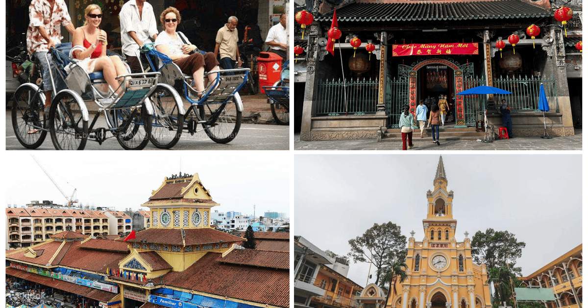 Ho Chi Minh 4-Hour Cyclo Tour – Chinatown, Temples & Local Pho - Klook