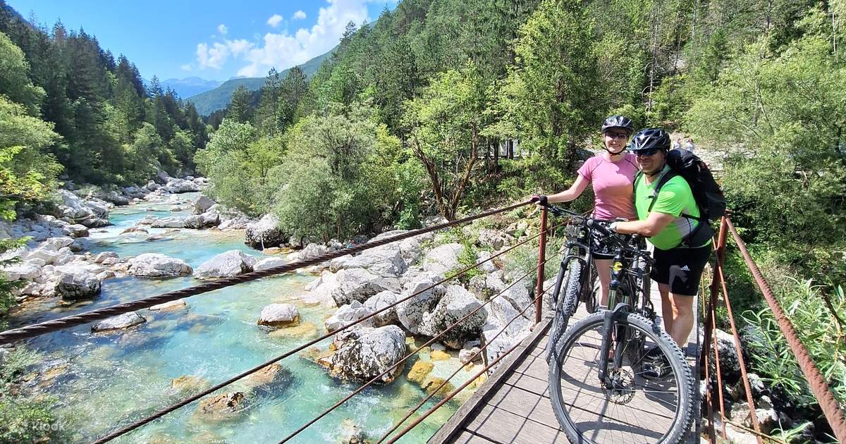 Great Soča Gorge & Šunikov vodni gaj Half-day Electric Bike ...