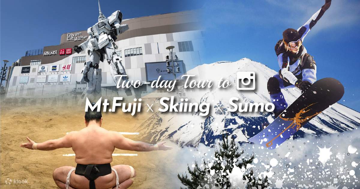[Tokyo City Tour & Mt. Fuji Ski and Hot Spring Experience] Tokyo Sumo ...