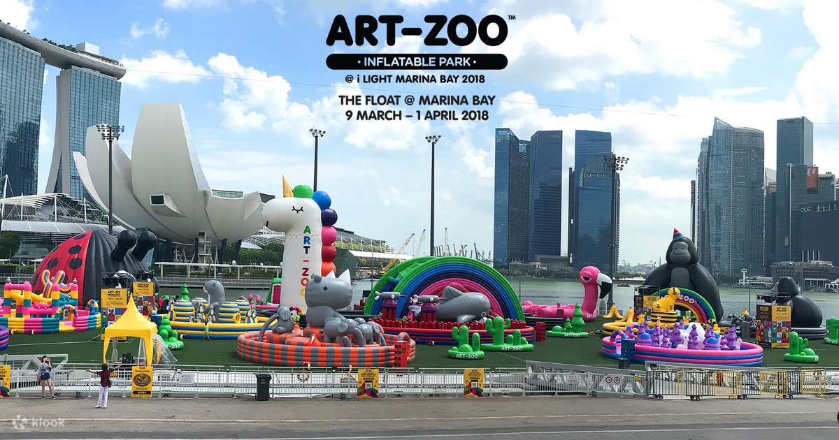 Art-Zoo Inflatable Park @ i Light Marina Bay 2018 in Singapore - Klook ...