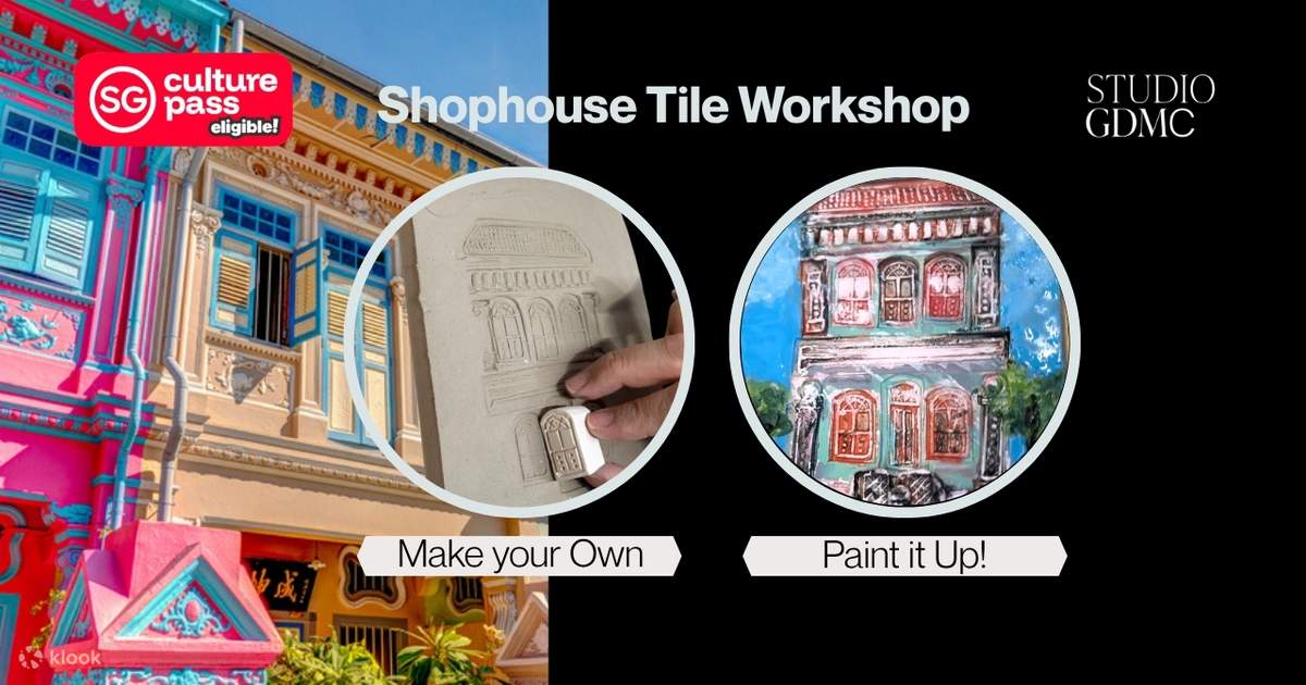 Peranakan Shophouse Tile Making Workshop - Klook Singapore