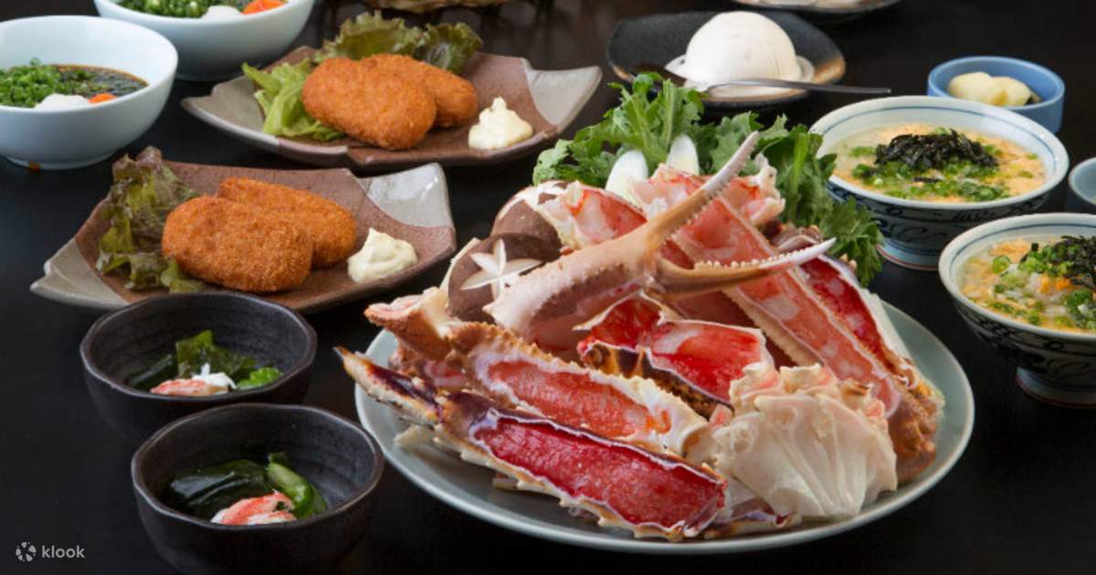 Deluxe Crab Course and Crab & Puffer Fish Course at Ikanimo in Shinjuku ...