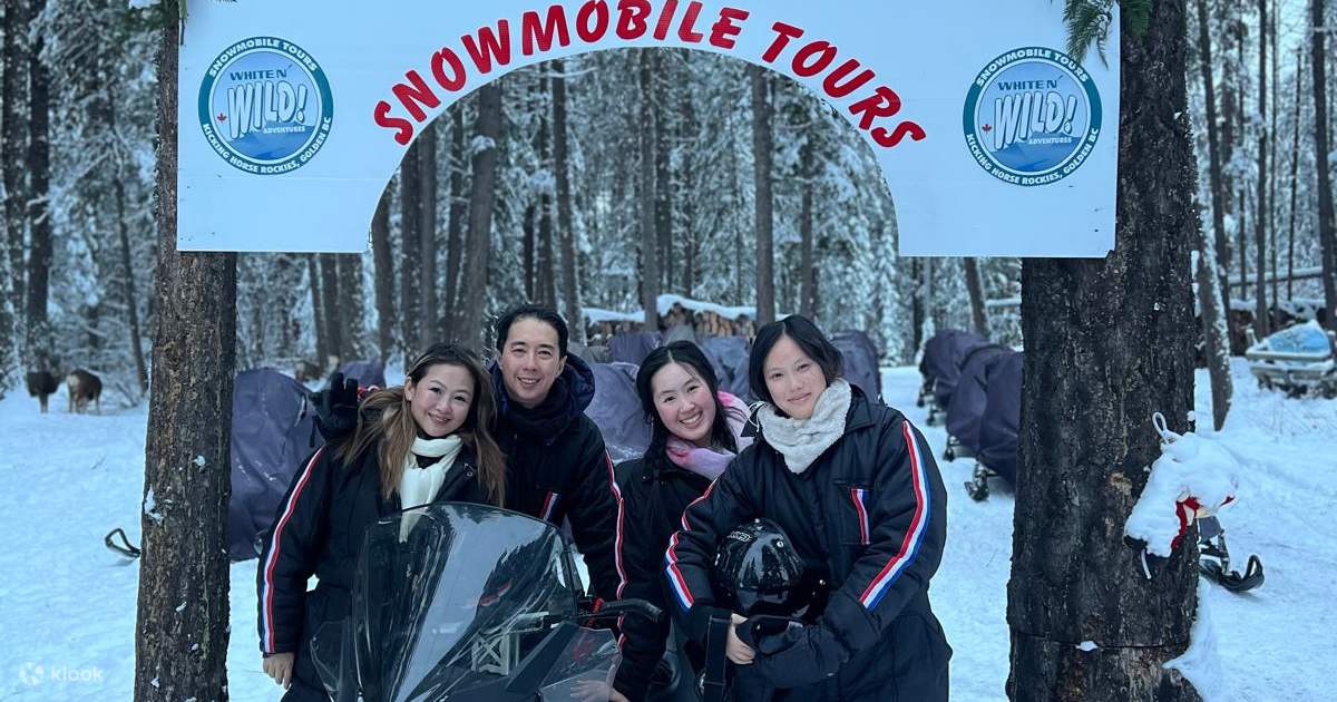 Snowmobile Riding Adventure in Golden town Canada tour - Klook United ...