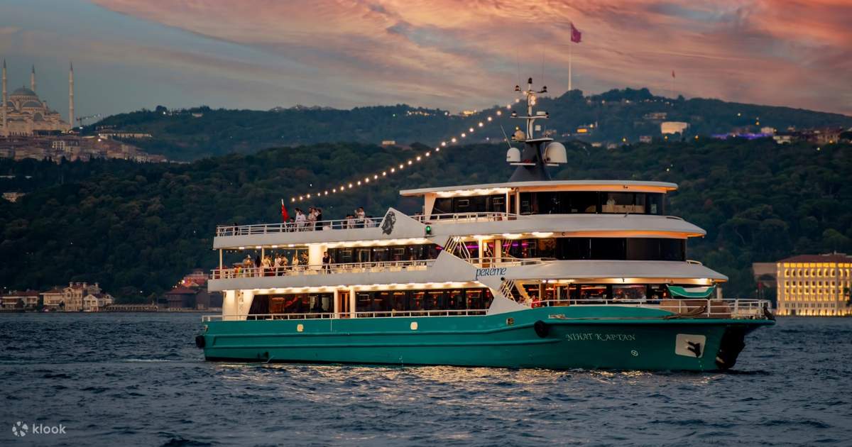 ล่องเรือ Bosphorus Night Cruise พร้อมอาหารค่ำและการแสดงพร้อมบริการรับ ...