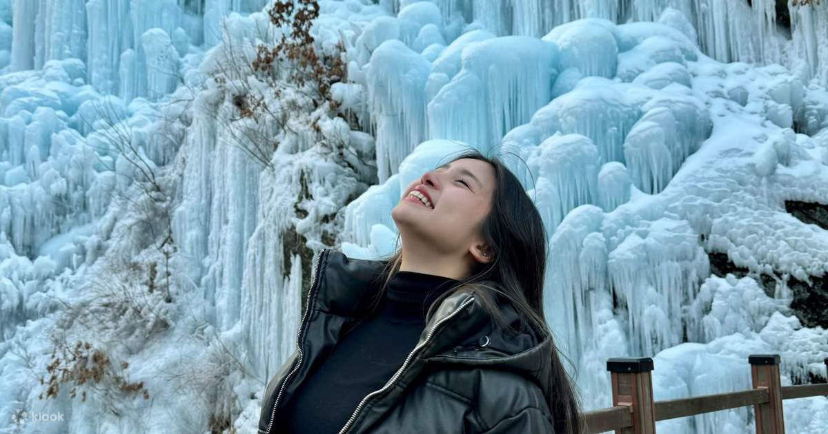 Eobi Ice Valley & Konjiam Luxury Ski Resort Day Tour from Seoul - Klook ...