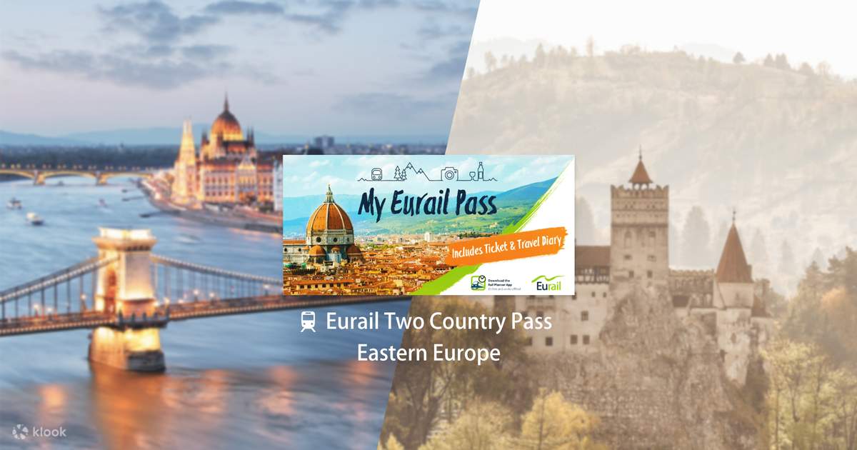 Eurail Two Country Pass - Eastern Europe (4, 5, 6, 8 or 10 Days ...
