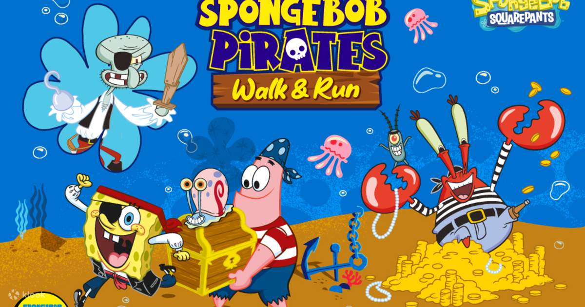 Jalan-jalan dan Lari Bajak Laut SpongeBob 2025 - Klook Indonesia