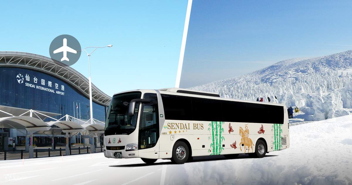 One-Way Bus Tickets for Sendai Airport and Yamagata Zao Onsen, Japan ...