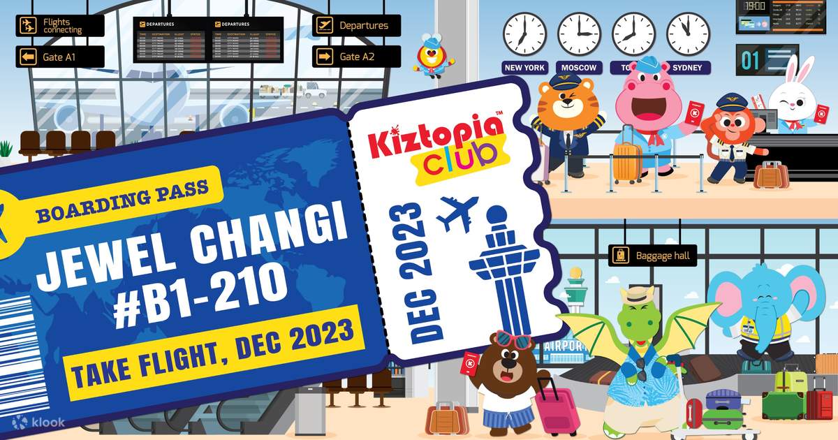 Tiket Kiztopia di Jewel Changi Airport, Singapura - Klook Indonesia