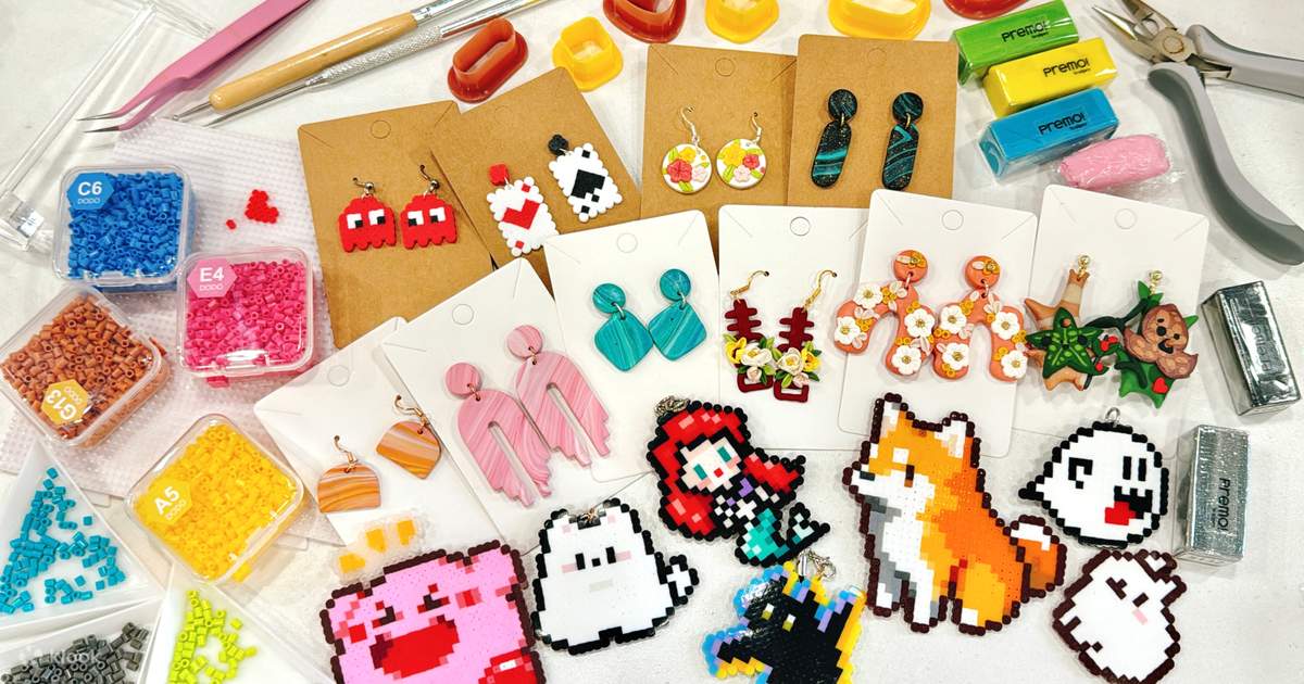 Clay Accessory & Perler Beads Experience Workshop by Anna Craft - Klook ...