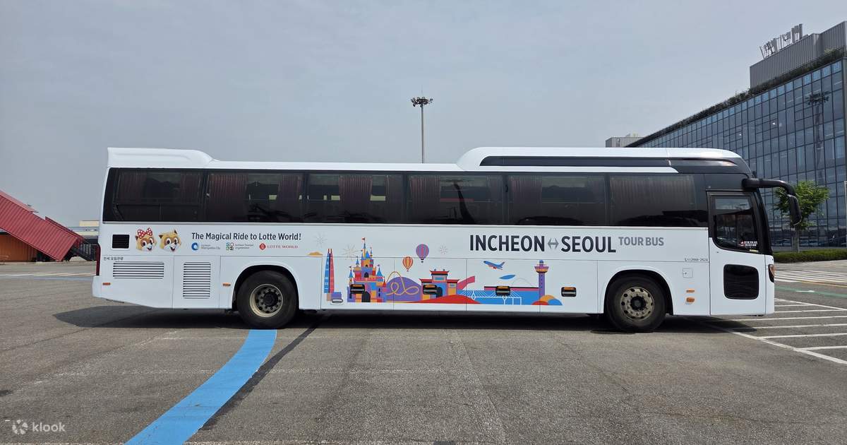 Incheon Airport to Seoul Free Shuttle Bus Tour: Lotte World, Seoul Sky ...