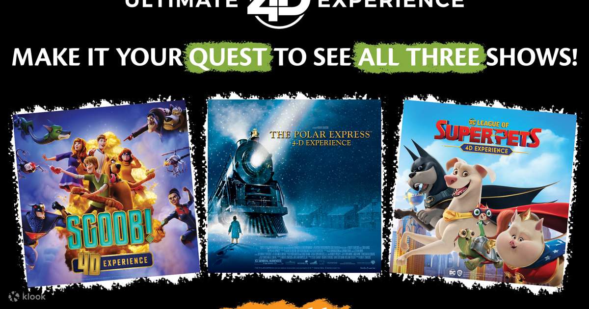 The Ultimate 4D Experience Ticket in Las Vegas - Klook