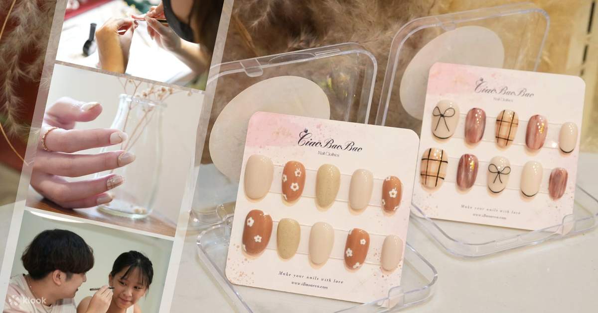 New Taipei: Wearing manicure patches DIY experience - Klook