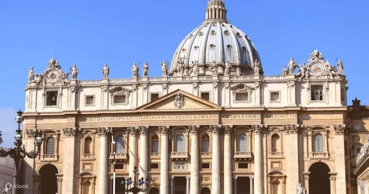St. Peters Basilica Tour with Dome Climb & Papal Crypts in Rome - Klook