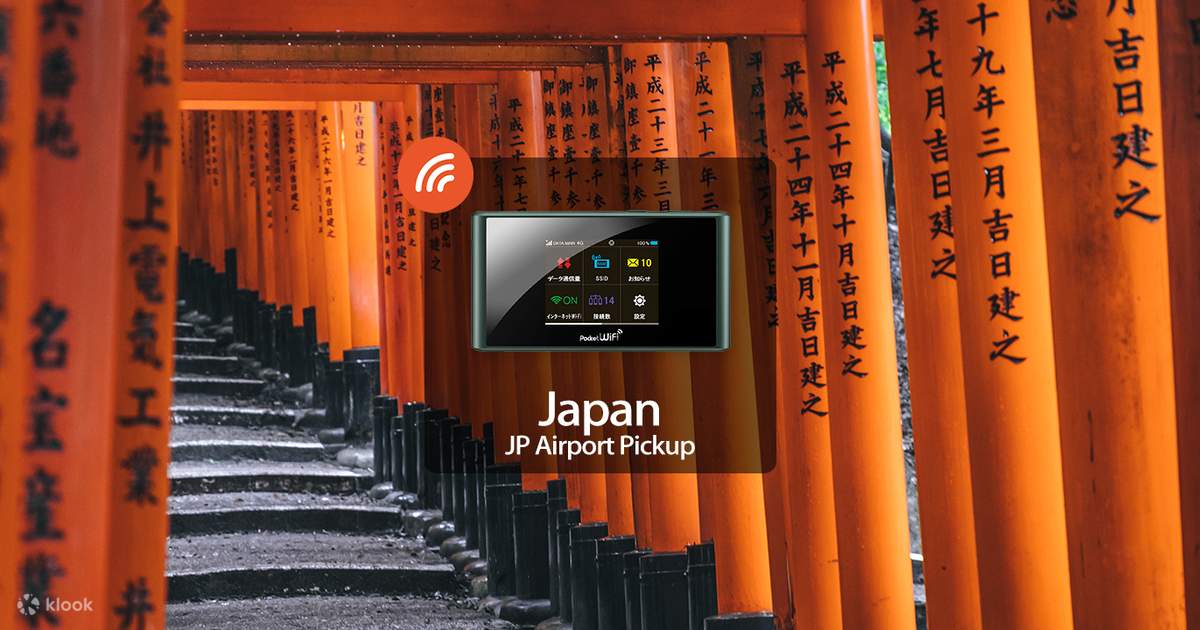 Wifi 4G (Pengambilan di Jepang) untuk Jepang - Klook Indonesia
