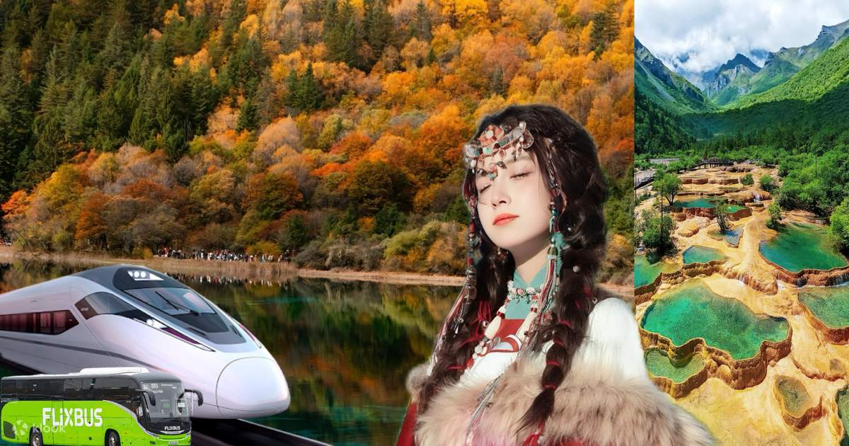 2-Day High-Speed Rail Tour from Chengdu, Sichuan to Jiuzhaigou and ...