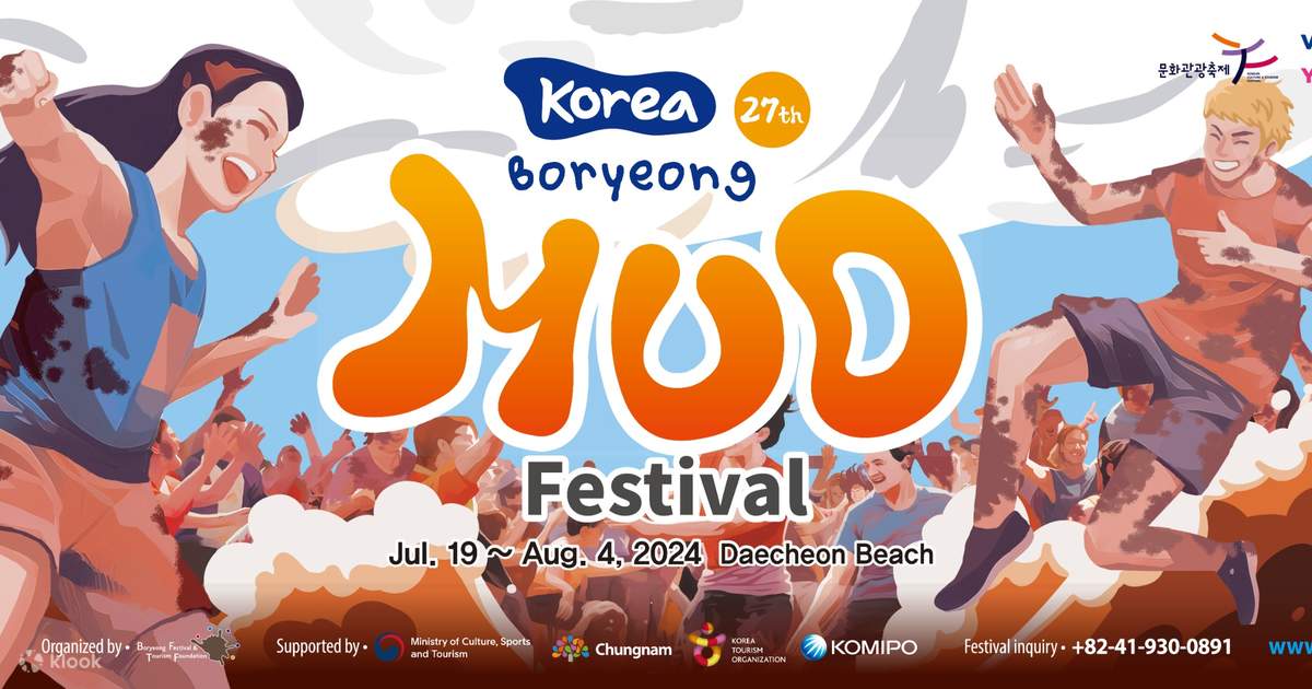 Tour tham quan Lễ hội bùn Boryeong 2024 từ Seoul - Klook Việt Nam