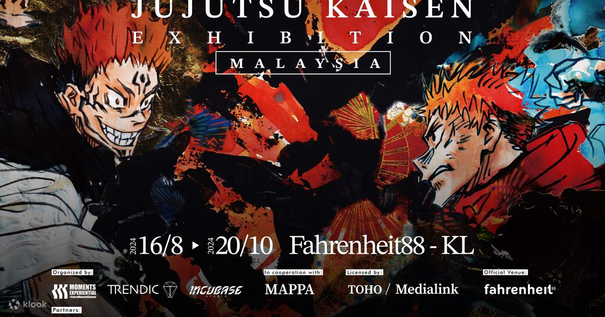 Animation Jujutsu Kaisen Exhibition in Malaysia - Klook United States