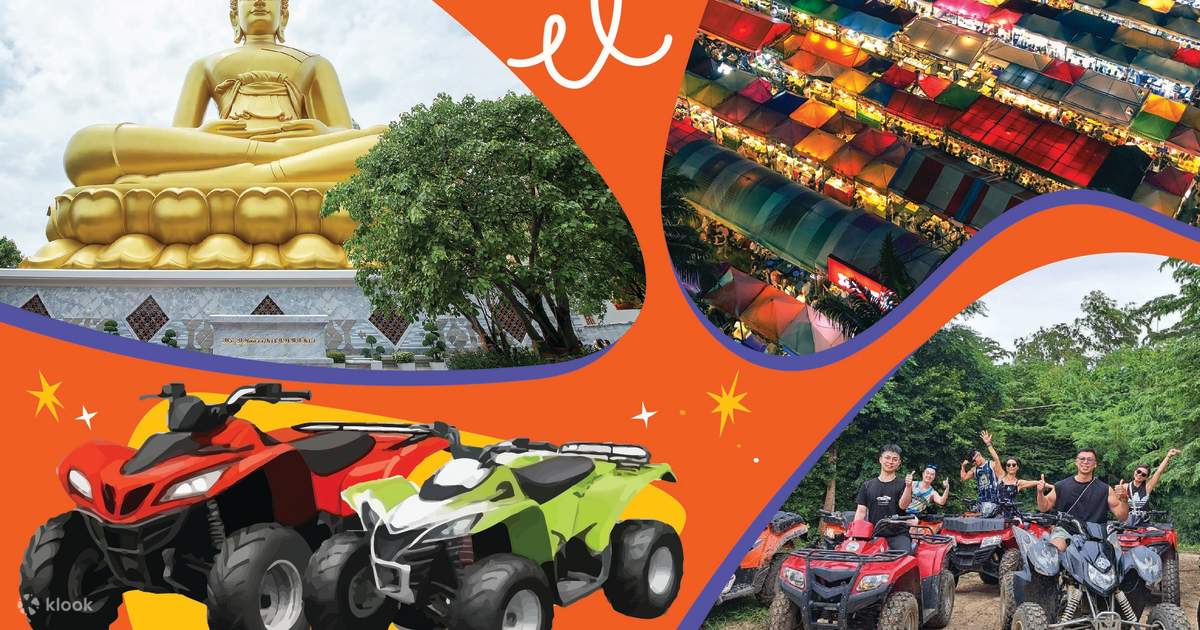 Wat Pak Nam, Bangkok ATV and Night Market Half Day Tour - Klook Estados ...