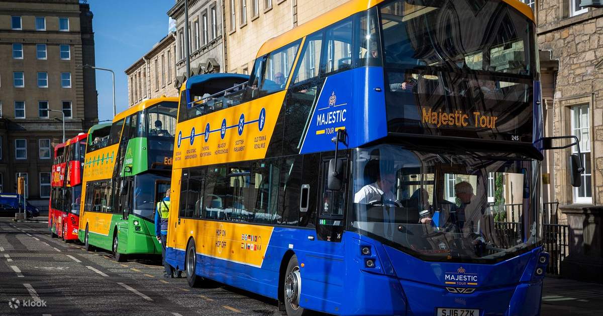Edinburgh Hop-On Hop-Off Bus by Golden Tours - Klook