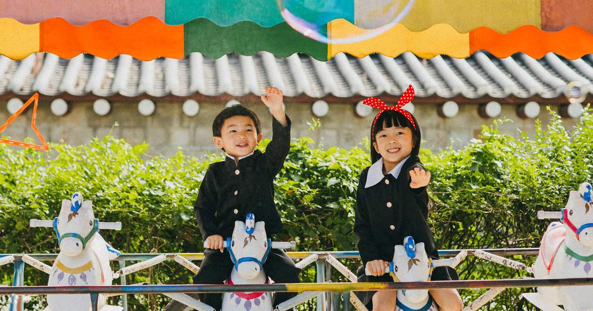 Experiencia de sesión de fotos con uniforme escolar coreano antiguo ...