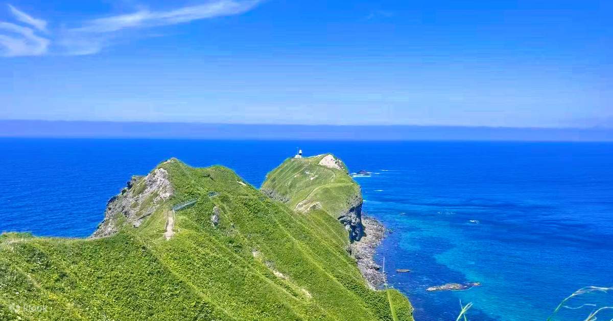 Hokkaido Otaru Cape Kamui Summer Scenery: Cape Kamui + Blue Cave ...