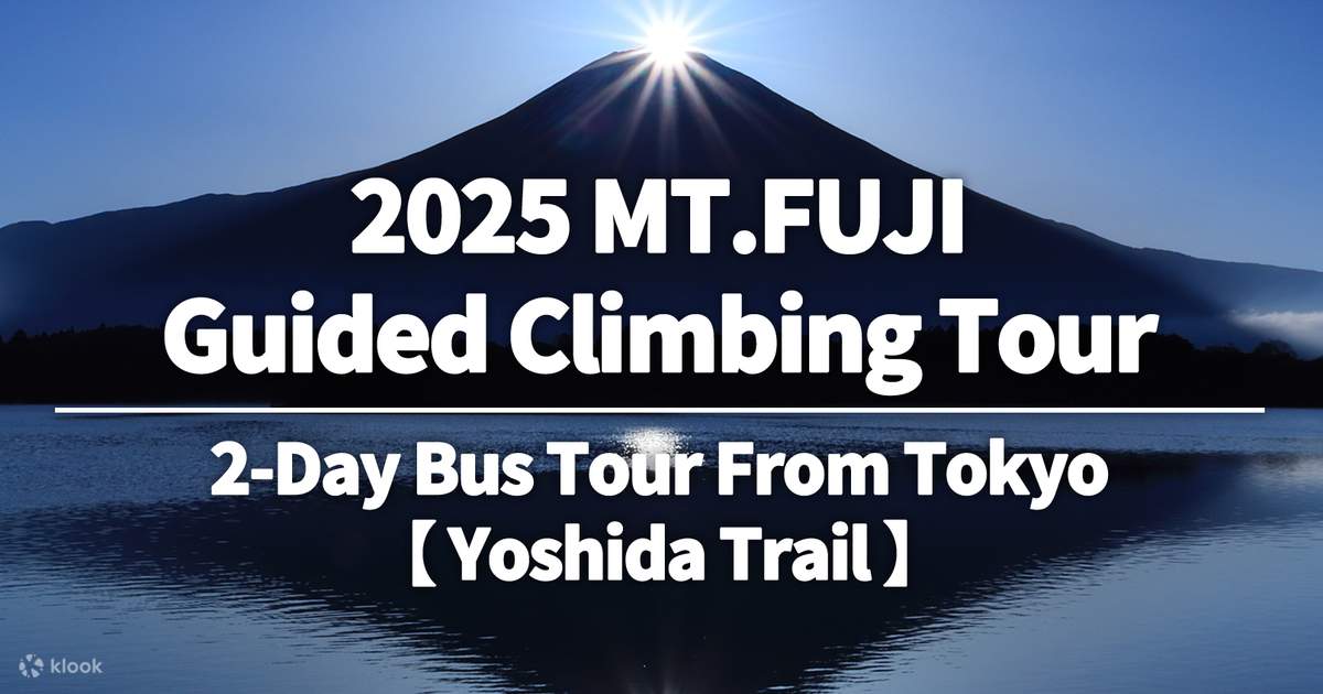 Mt. Fuji 2-Day Climb from Tokyo (Yoshida Trail) with Guide - Klook ...