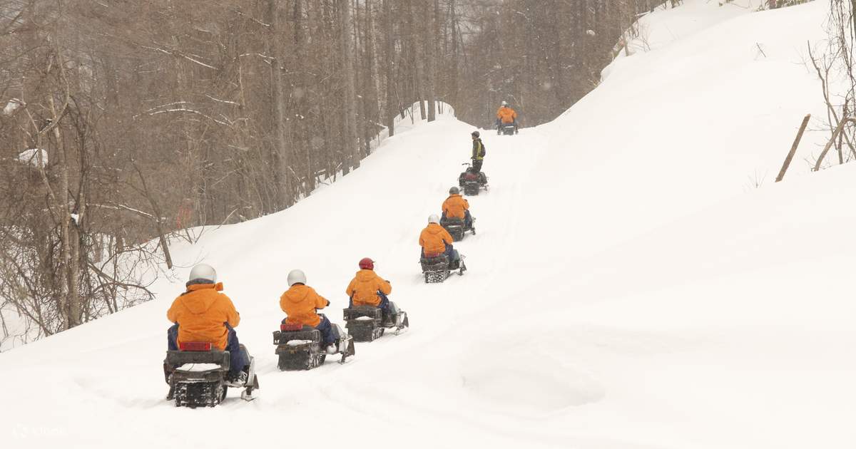Snowmobile Experience in Snowmobile Land Sapporo - Klook United Kingdom