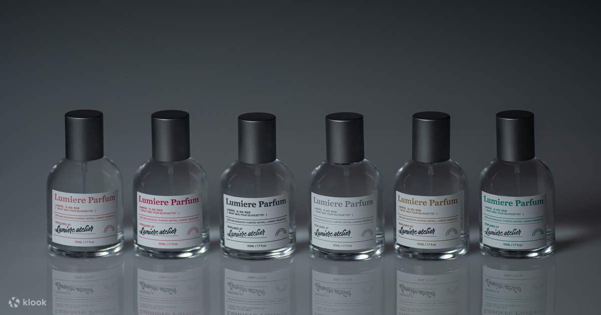 Lumiere Perfume: Create your own perfume - Klook United Kingdom