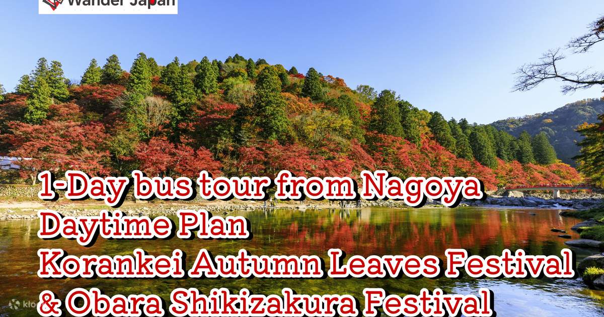 1-Day Korankei Autumn Leaves Tour from Nagoya Daytime Plan - Klook ...