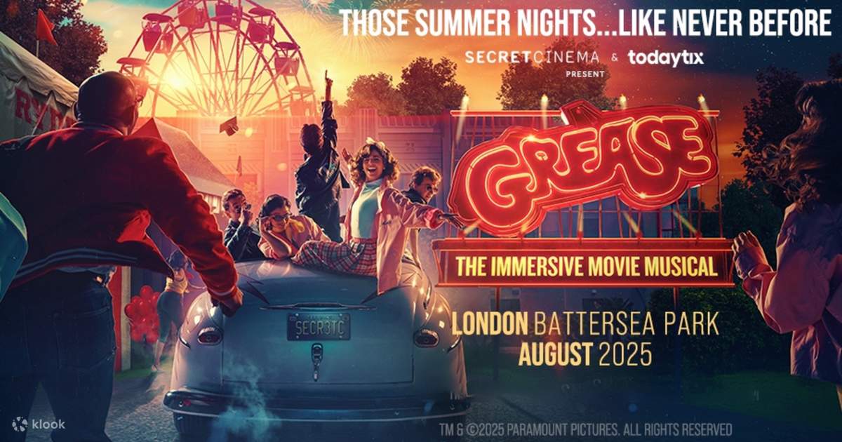 Grease: The Immersive Movie Musical ticket in London - Klook Stati Uniti