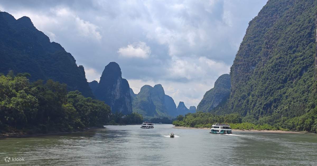 Guilin Li River + Yulong River Bamboo Raft + Impression Liu Sanjie Day ...