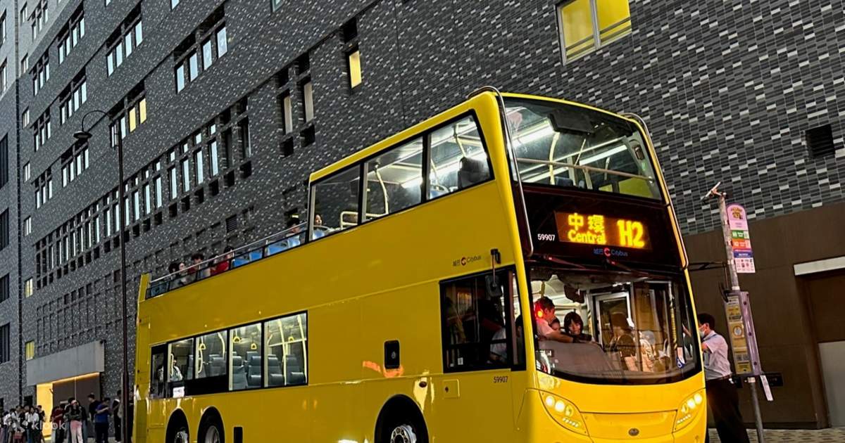 Rickshaw Sightseeing Bus - Open-top double-decker bus night tour ...