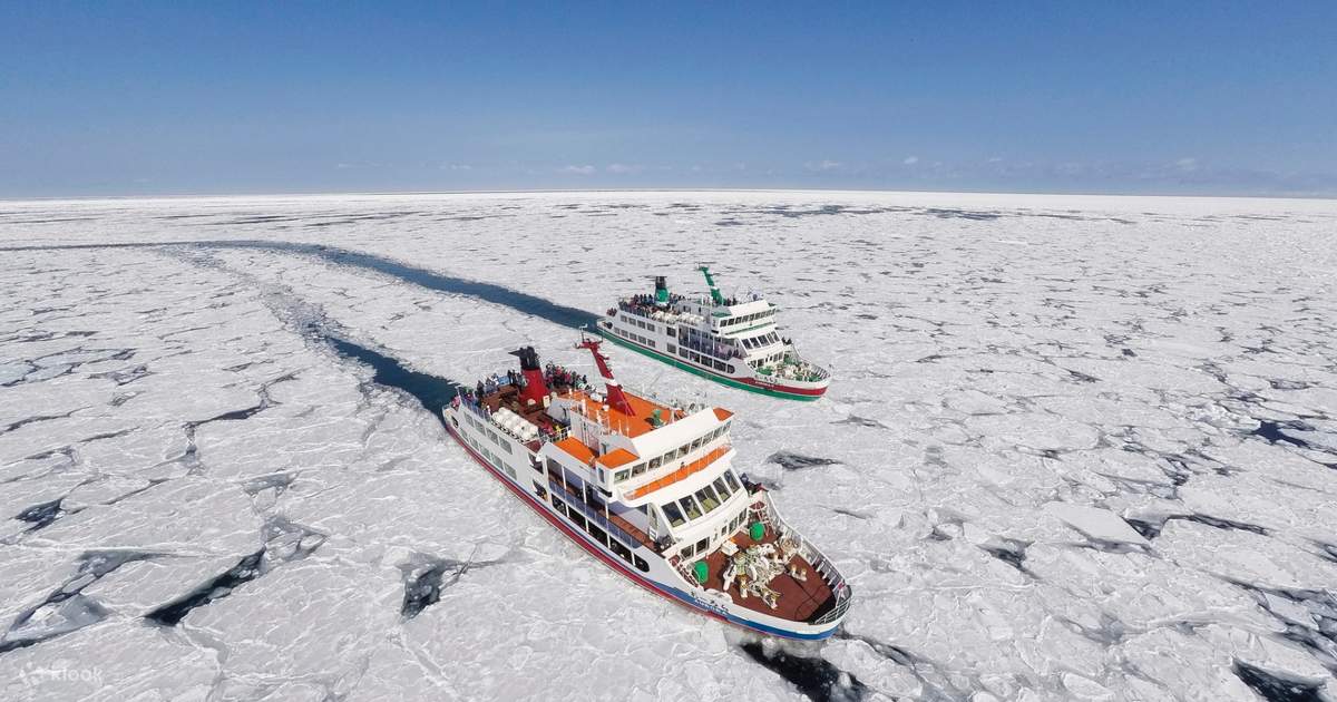 Drift Ice Sightseeing Trip on the Aurora Icebreaker from Abashiri ...