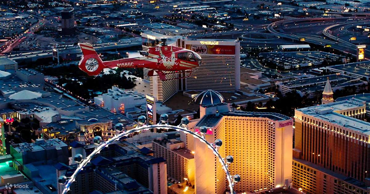 Las Vegas Strip Highlights Helicopter Flight - Klook