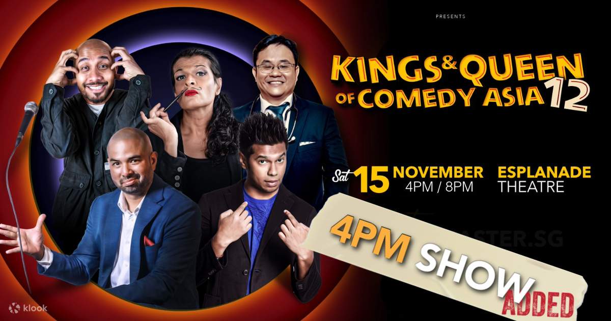 Kings & Queen of Comedy Asia 12 - Klook Singapore
