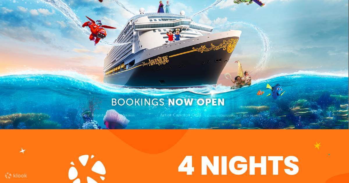 Crociera Disney Adventure di 4 notti da Singapore (dicembre 2025 ...