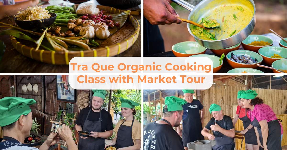 Tra Que Vegetable Village Cooking Class with Market Tour - Klook ...