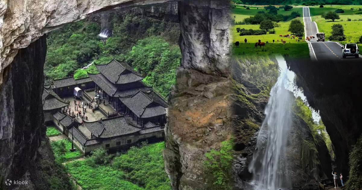 Wulong Karst Geological Park Three Natural Bridges Premium One-Day Tour ...