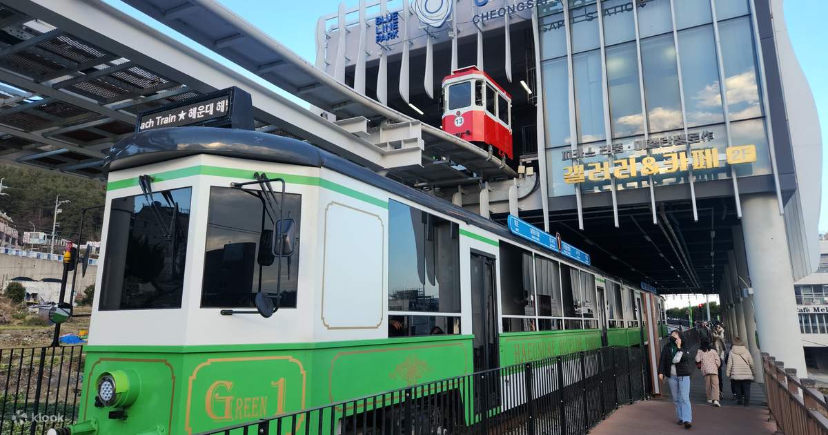Tur 1 Hari yang Wajib Dikunjungi Busan : Blue line Sky Capsule & Beach ...