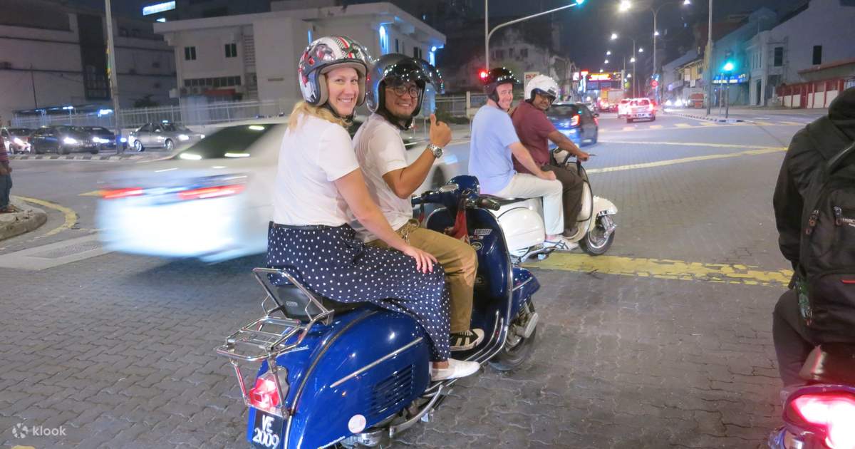 Visite nocturne Ate-venture de Penang par Vespalicious - Klook États-Unis