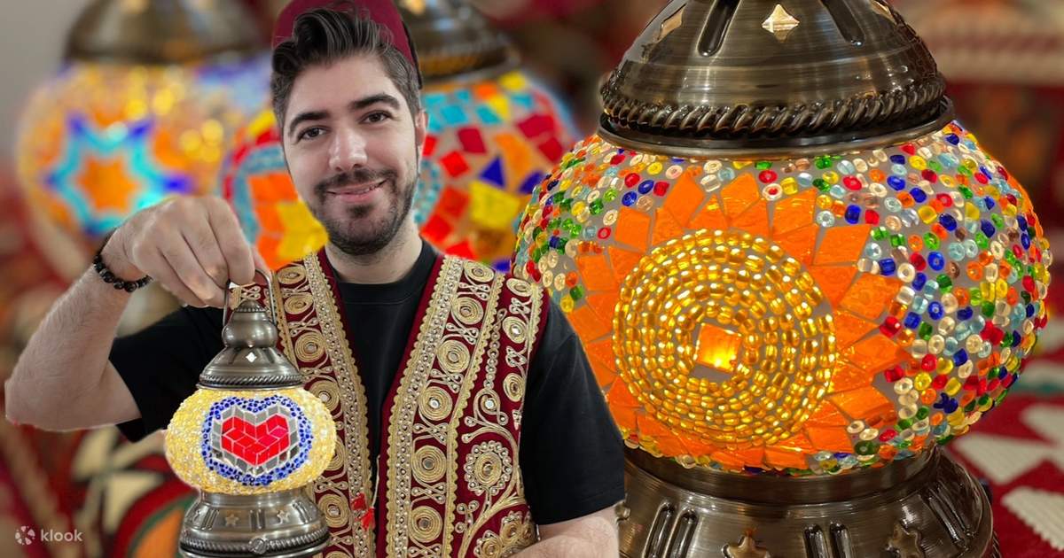 Taipei: Turkish Mosaic Lamp DIY Handmade Experience - Klook